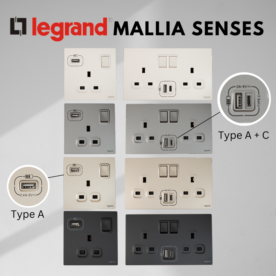 Legrand Switch Socket Singapore – Galion, Mallia Senses, Belanko S – 4HOME