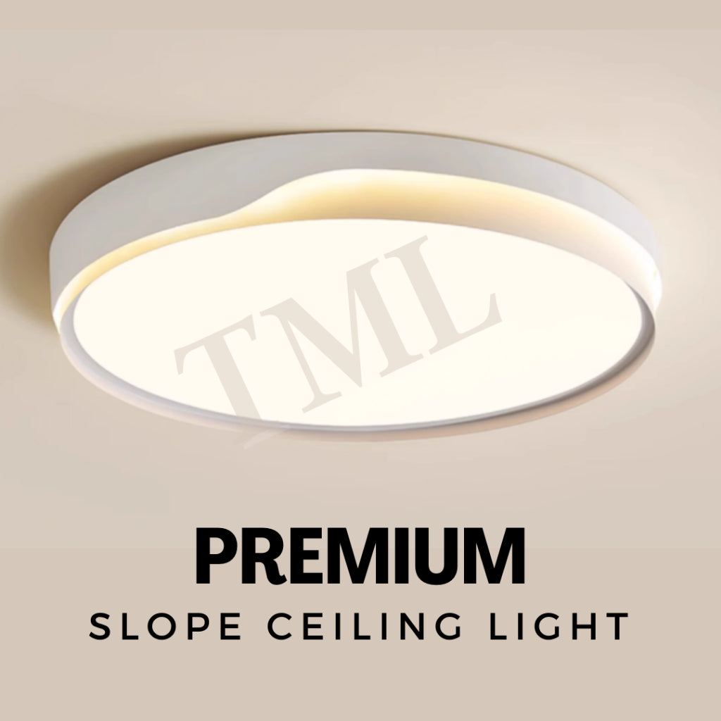 Premium LUX Slope White LED Ceiling Light Tritone Bedroom Living Room ...